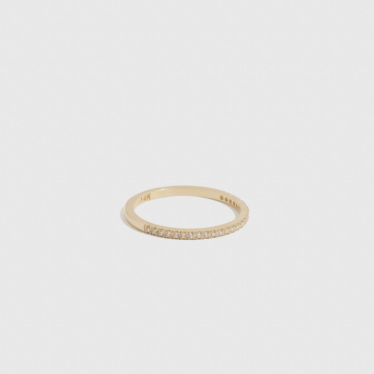 Half Eternity Pavé Ring – DRAE